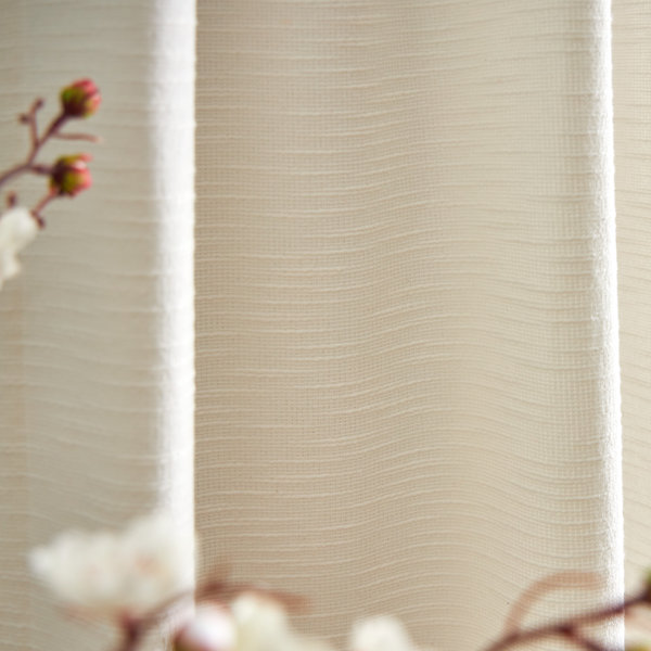 DKNY Pure DKNY Martinique Backtab Offwhite Curtain Panel Pair (Set of 2) | Wayfair